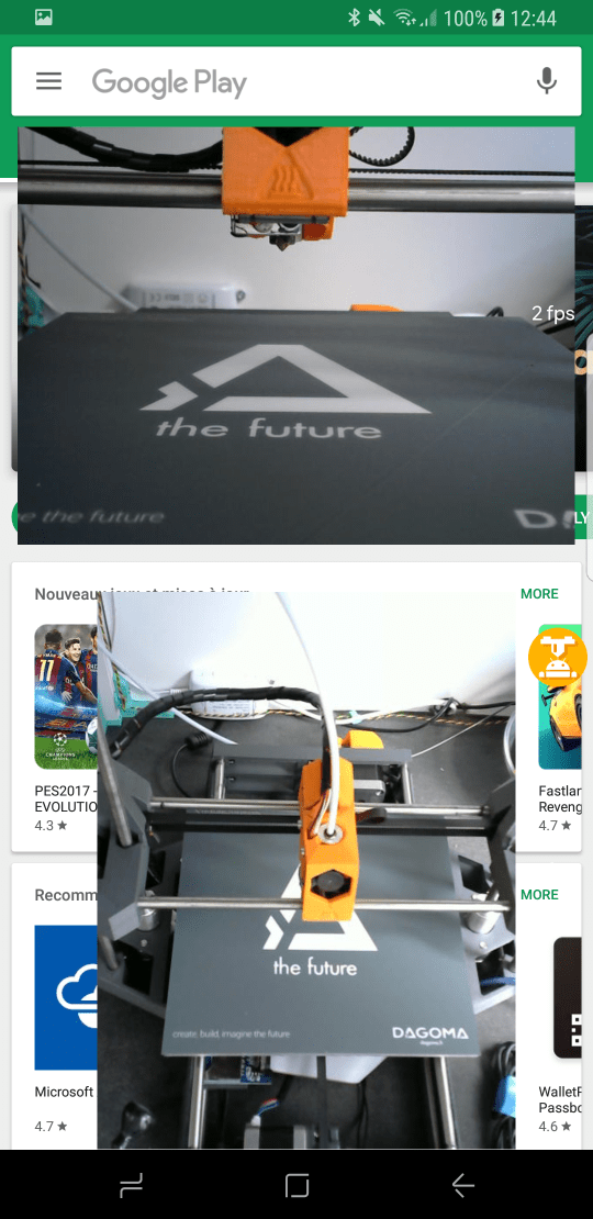 Trick #17: How to use the streaming floating icon – Printoid for OctoPrint