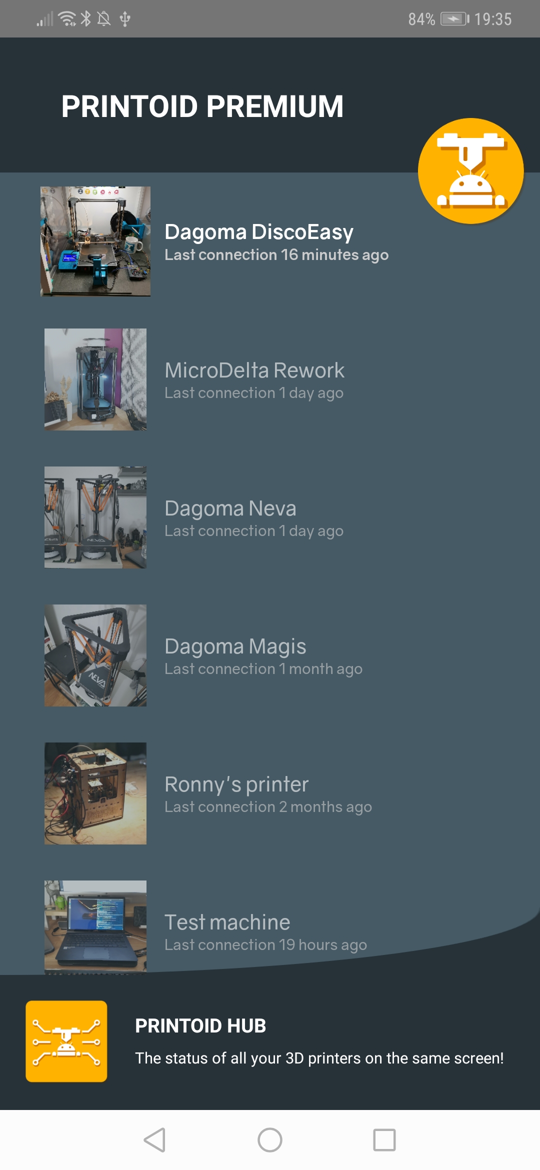 Printoid Hub – Printoid for OctoPrint