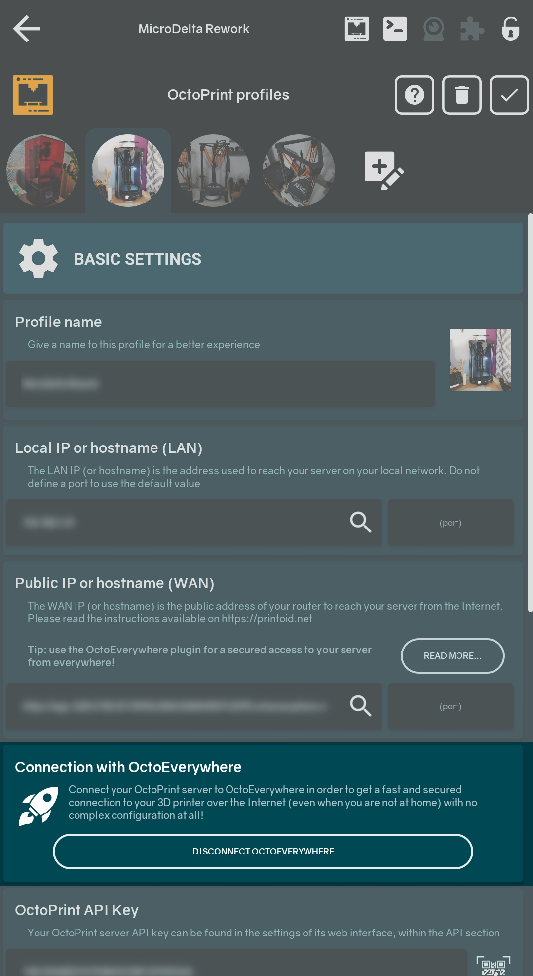 Configure OctoEverywhere – Printoid for OctoPrint