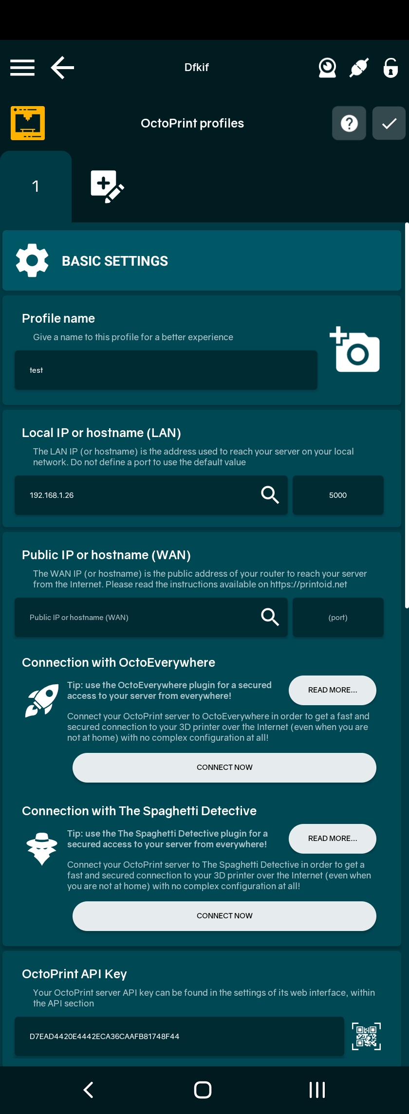 Configure Obico – Access Anywhere – Printoid for OctoPrint